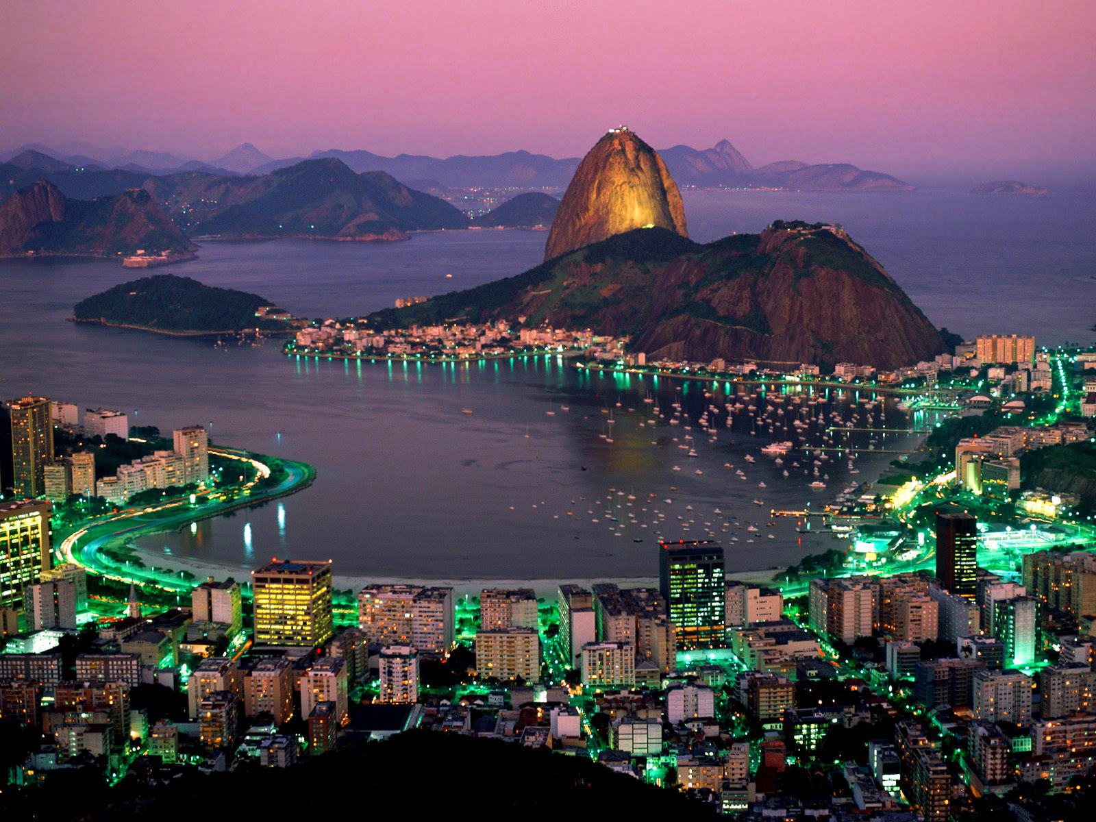 Incredible view on Sugar Loaf Mountain, Rio De Janeiro, Brazil - Beach ...
