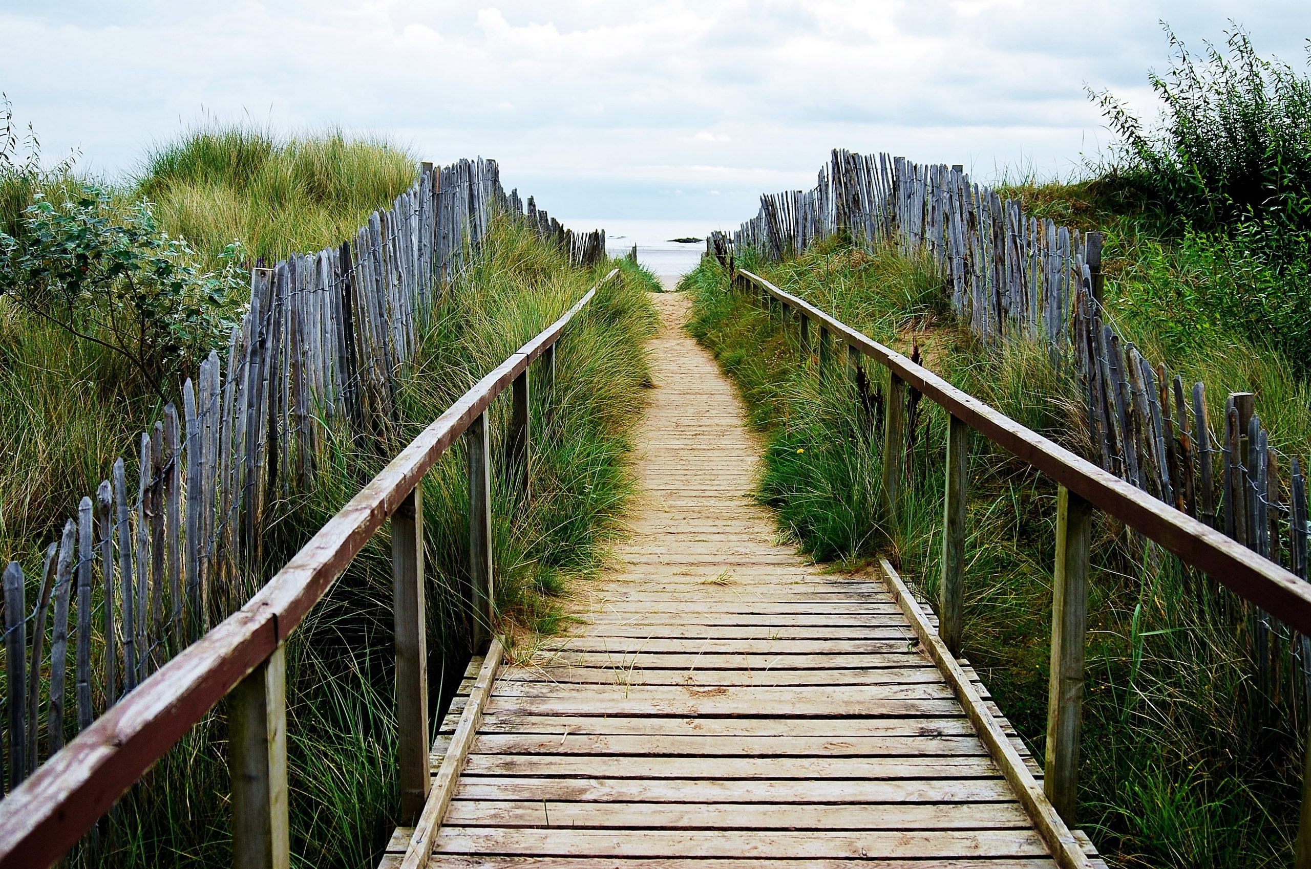 Path to the West Sands beach, UK - Beach Wallpapers